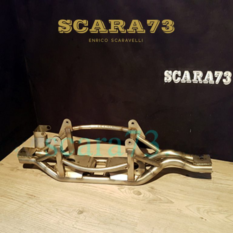 Rear differential reinforced tubular frame - SCARA73 Italia